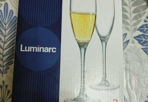 Новые фужеры, бокалы Luminarc