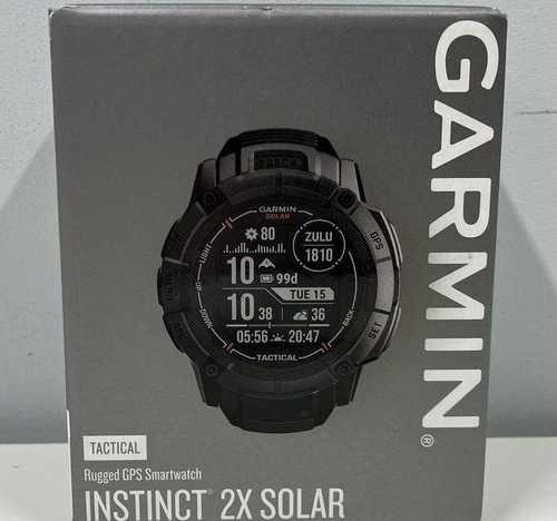 Новый Garmin Instinct 2x Solar Tactical Black