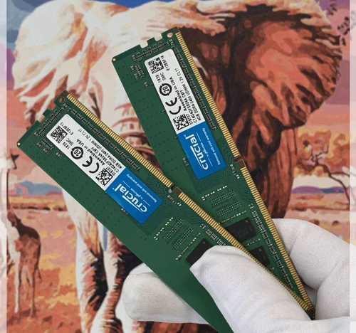 Оперативная память ddr4 8gb crucial 2400