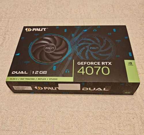 Видеокарта Palit GeForce RTX 4070 dual 12G