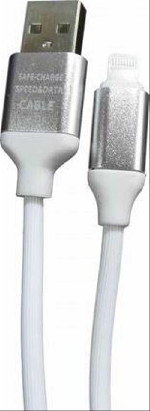 USB Кабель для Apple TPU, 1,5А, Белый, 1,3 м