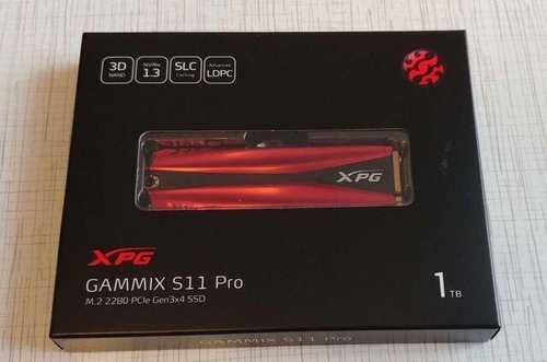 SSD A-Data S11 Pro 1тб, M.2 2280, nvme