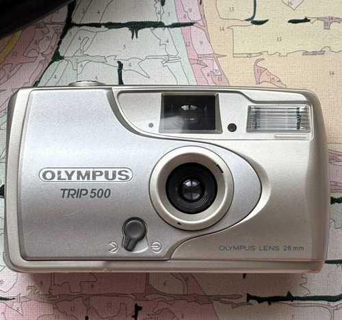 Olympus Trip 500 плёночный фотоаппарат