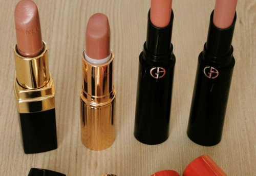 Помада Chanel, Charlotte Tilbury, Giorgio Armani