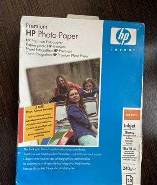 Фотобумага HP premium 10x15 Новая
