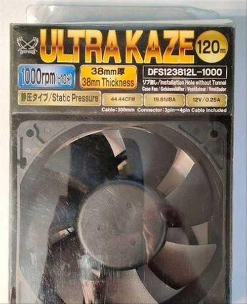 Вентилятор Scythe Ultra Kaze DFS123812L-1000