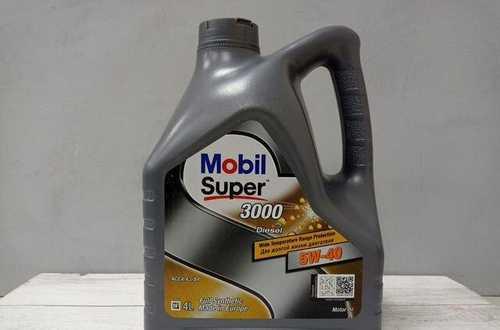 Моторное масло mobil Super 3000 5W40 Diesel 4л