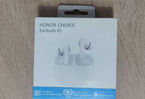 Honor choice earbuds x5 без проводные наушники