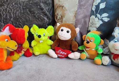 Различные мягкие игрушки-милые зверюшки 15-20 см