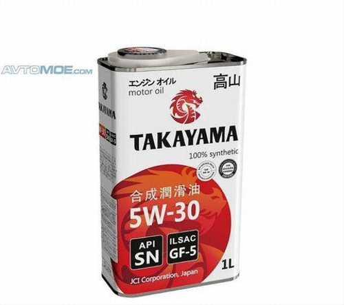 Масло моторное синтетическое takayama SAE 5W-30, i