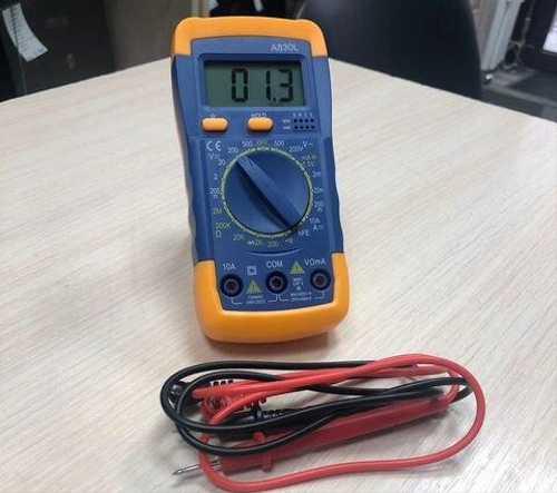 Новый Мультиметр DT-830L (желто синий)