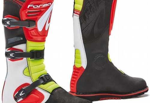 Мотоботы Forma boulder white/RED/yellowfluo 44