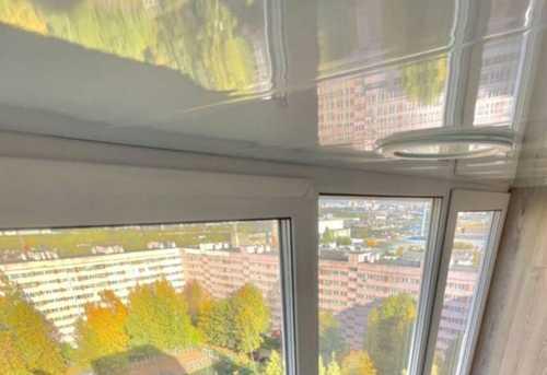 Остекление балкона w-6544