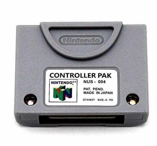 Controller Pak (NUS-004, Nintendo 64, Новый)