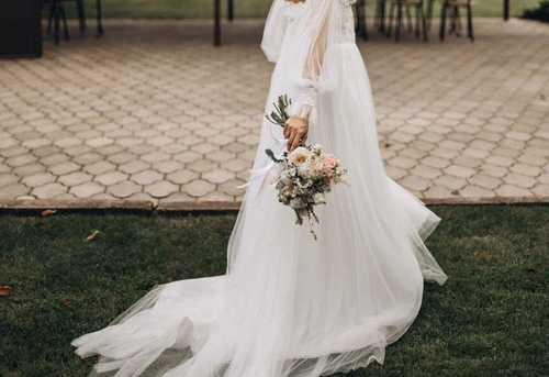 Прокат свадебного платья в стиле бохо