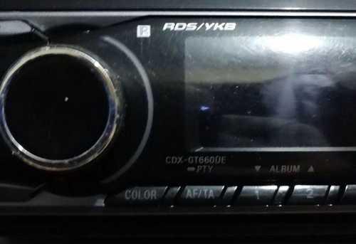 Автомагнитола 1din Sony cdx 660ue
