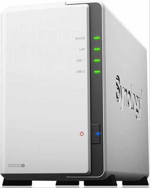 Synology DS220j сетевое хранилище NAS (новый)