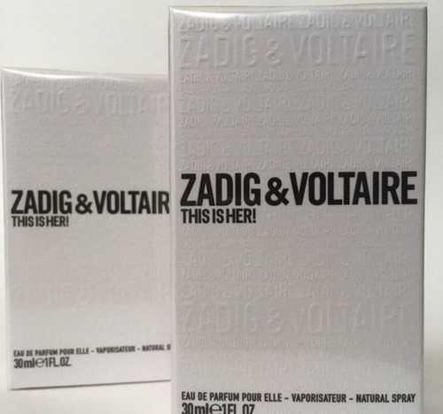 Духи Zadig voltaire this is her