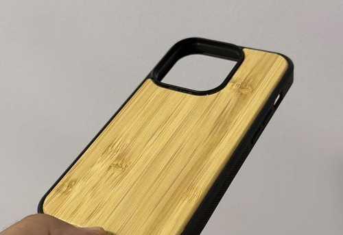Деревянный чехол iPhone 14 pro