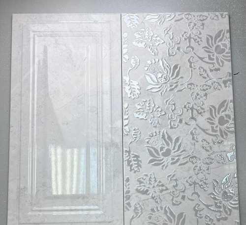Керамическая плитка белый серый мрамор 30х60