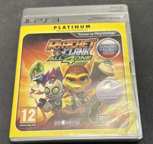 Игра PS3 - Ratchet & Clank: All 4 One