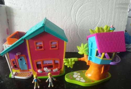 Дом и дом на дереве для магнитных Polly Pocket