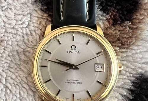 Золотые часы Omega De ville prestige