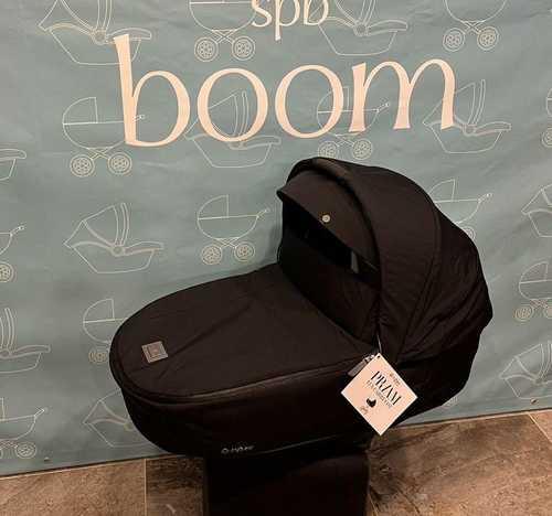 Люлька cybex priam 4 sepia black новая carrycot