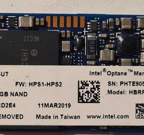 SSD Intel Optane H10