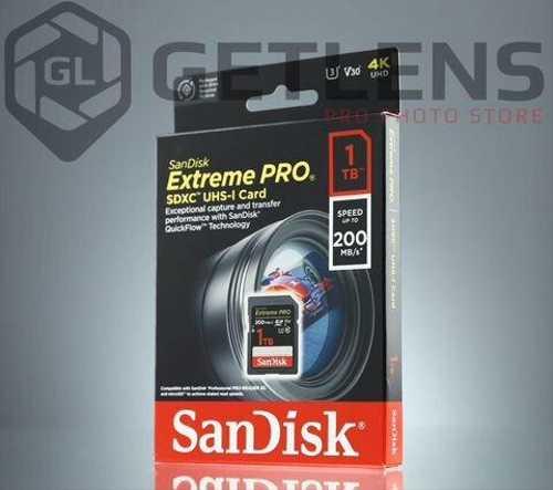 Карта памяти SanDisk MicroSD 1TB Extreme Pro V30