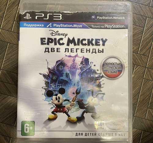 Игра на ps3 epic mickey