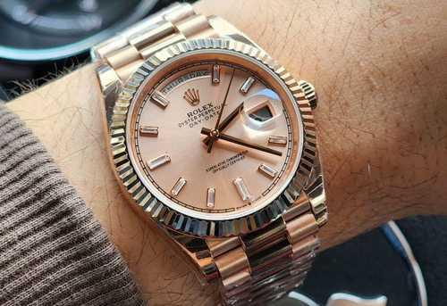 Часы мужские Rolex Daydate rose gold
