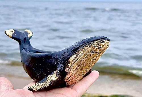 Кашпо Волшебный кит, ракушки кашпо свечи