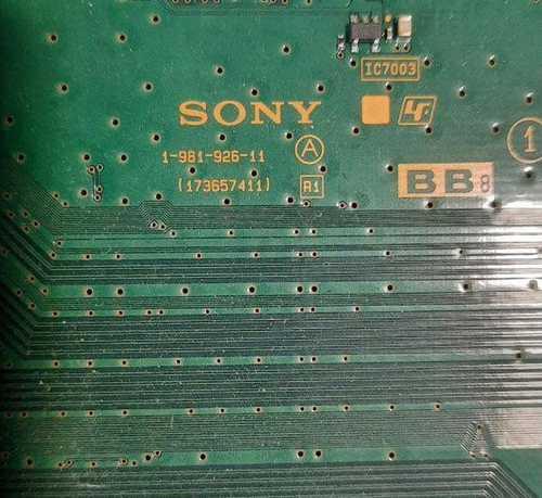 Майн main sony kd-43xe7096 1-981-926-11