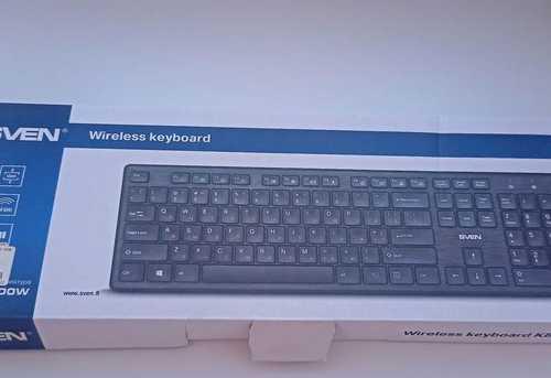 Клавиатура беспроводная sven KB-E5800W