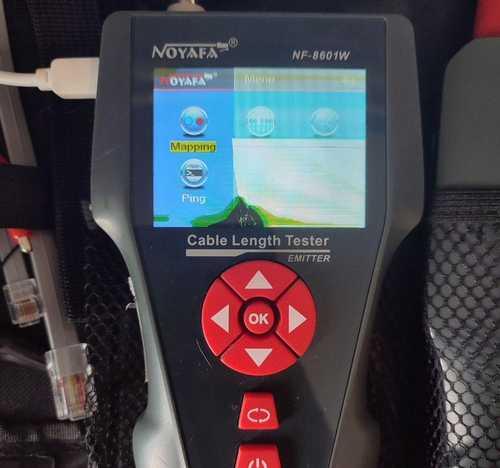 Тестер Noyafa nf-8601w для интернет кабелей