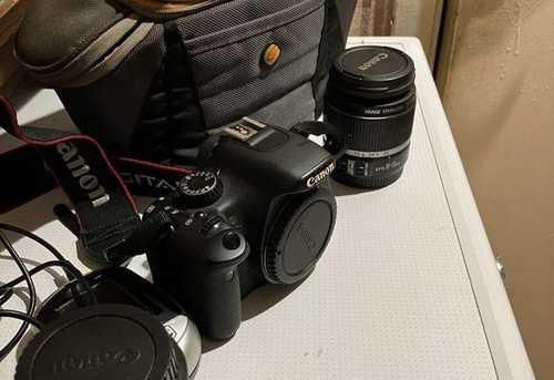 Фотоаппарат Canon 550d + сумка + объектив "гелиос"