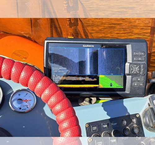 Эхолот garmin striker plus 9 sv с датчиком GT52