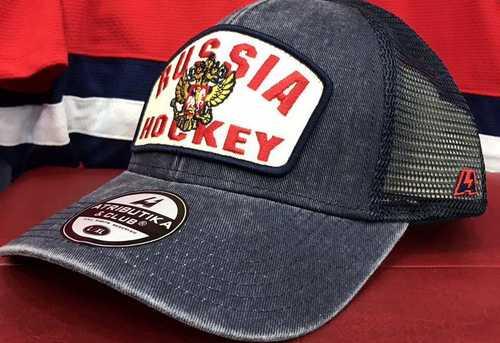 Оригинальная кепка Бейсболка Russia Hockey Россия