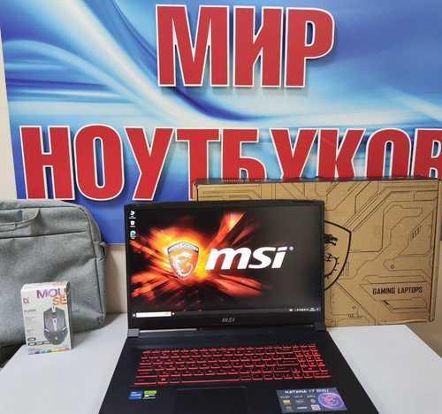 Msi 17" как новый, i5-12gen, RTX 4gb, ddr5, 144Hz