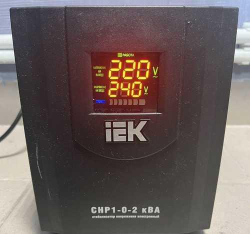 Стабилизатор iek chp 1-0-2 ква Однофазный