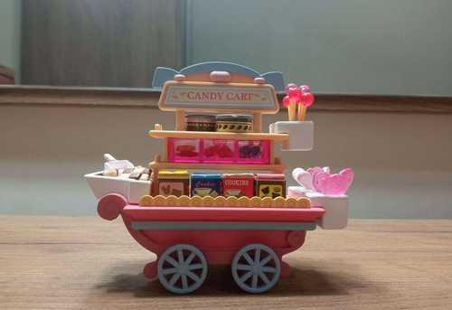 Sylvanian families мебель "тележка со сладостями"