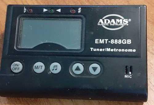 Гитарный тюнер-метроном adams EMT-888GB