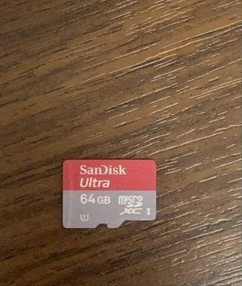 Карта памяти Sandisk MicroSD