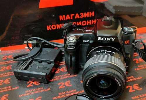 Зеркальный фотоаппарат Sony dslr-A450L 18-55 цн