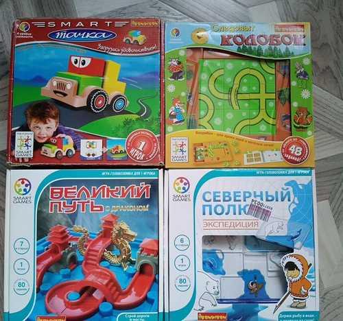 Игры Djeco, SMART games, Bondibon, Elc, Mideer