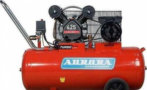 Компрессор воздушный ременный Aurora 100л 425л/мин