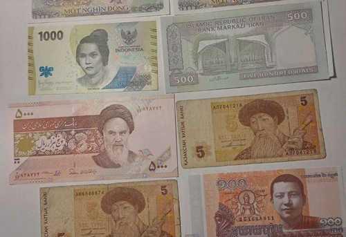 Банкноты стран Азии