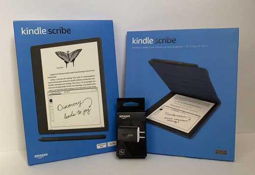 Amazon Kindle Scribe 32+Premium Pen+Leather Cover