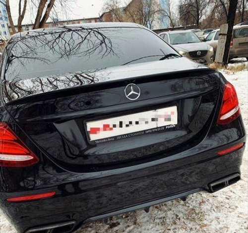 Диффузор E-class w213 63s AMG Mercedes-Benz